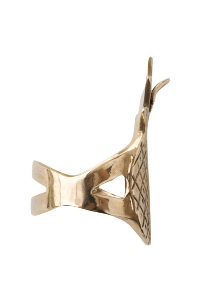 Pina Ring - handmade brass | La Weez Jewelry